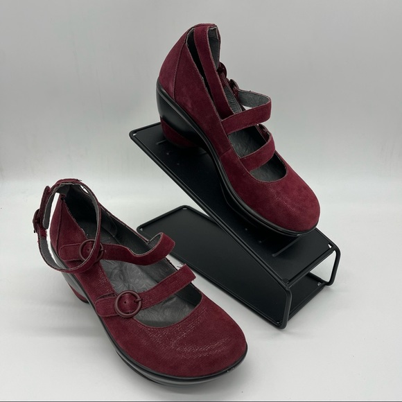Jambu | Shoes | Jambu Penelope Red Mary Jane Wedge Shoes Size 75 | Poshmark